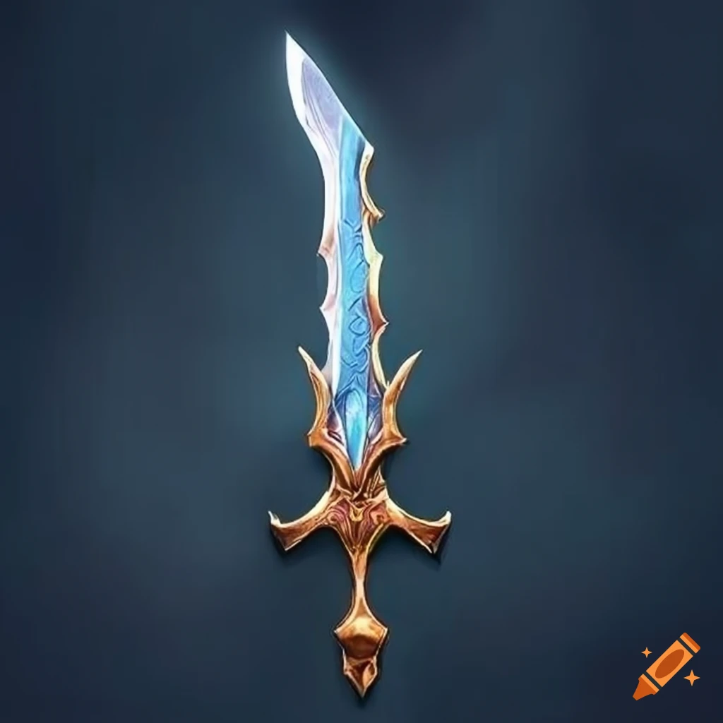 Legendary fantasy sword on Craiyon