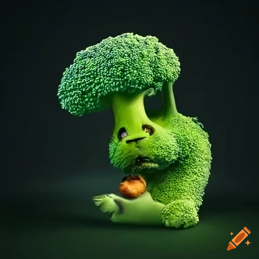 Broccoli dinosaur cat on Craiyon