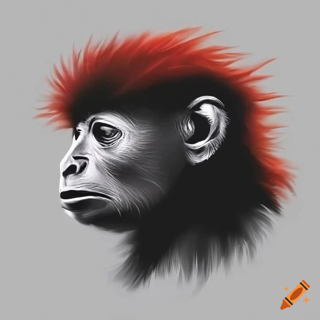 Minimalistic corporate logo of a white side profile silhouette on a ...