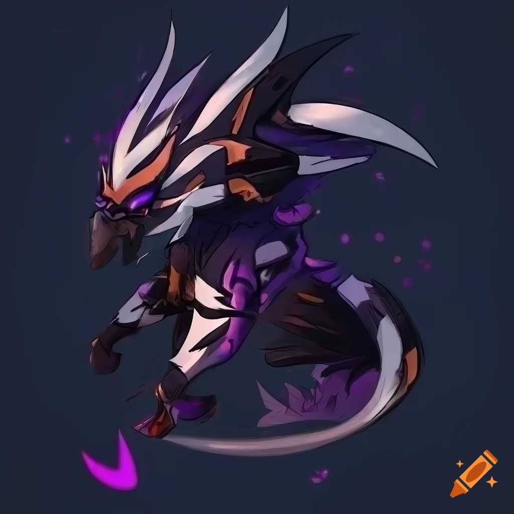 Cybernetic hawk hybrid fursona character in anime and comic book art ...