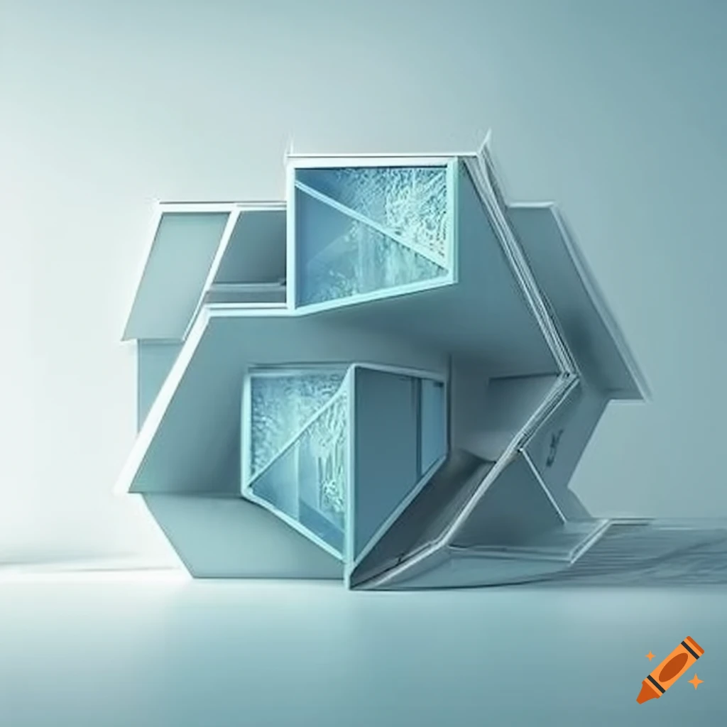 Building architecture featuring bionic shapes on Craiyon