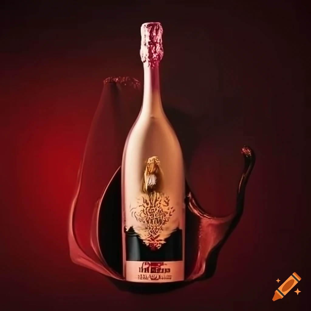 Dracula sparkling wine on Craiyon