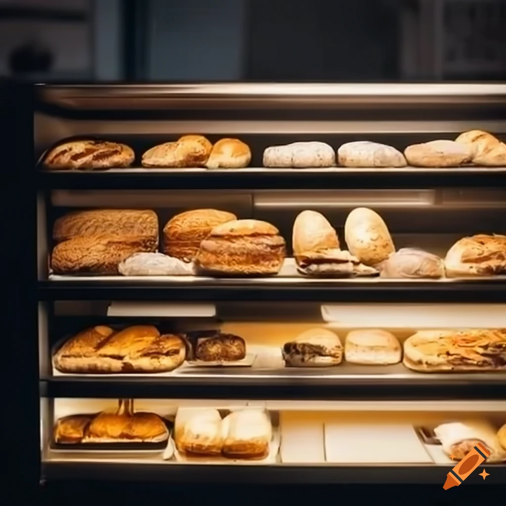 Front desk at a bakery on Craiyon