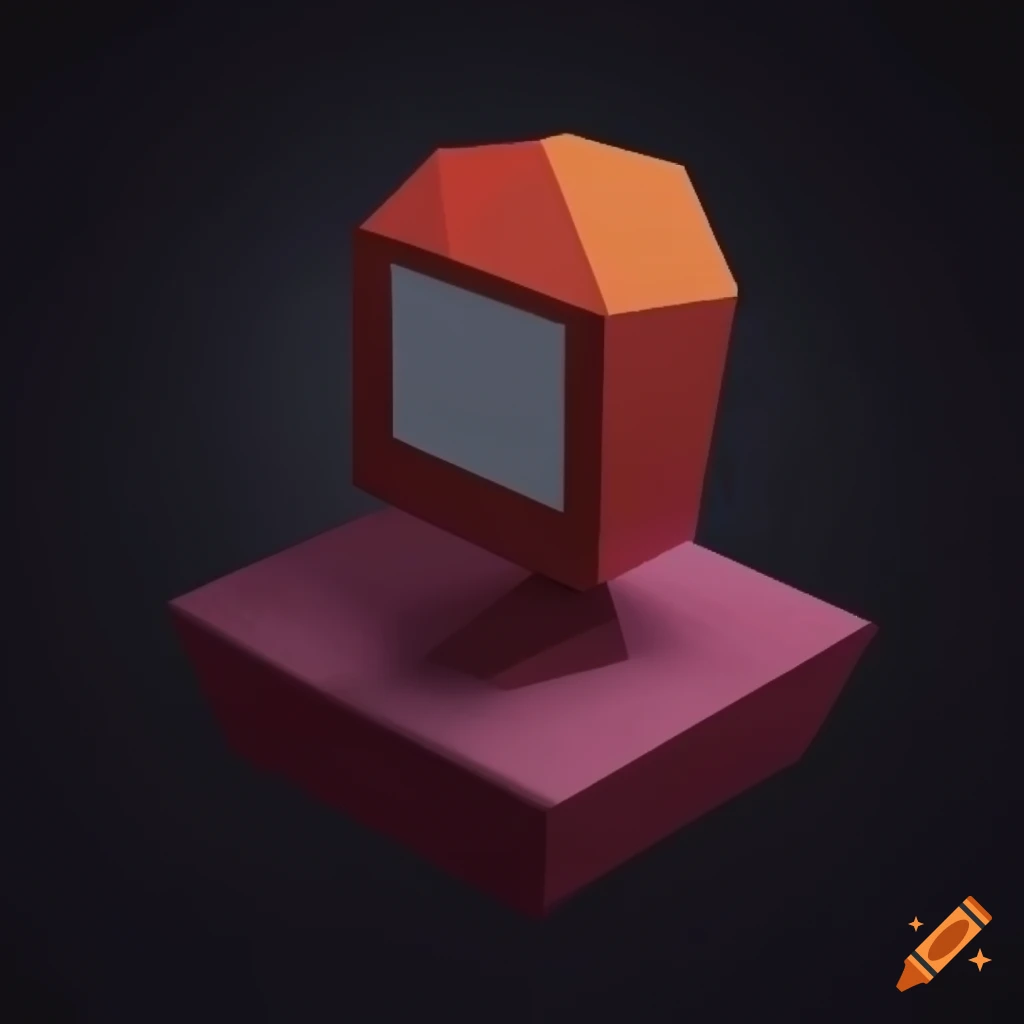 Low poly video game concept art on Craiyon