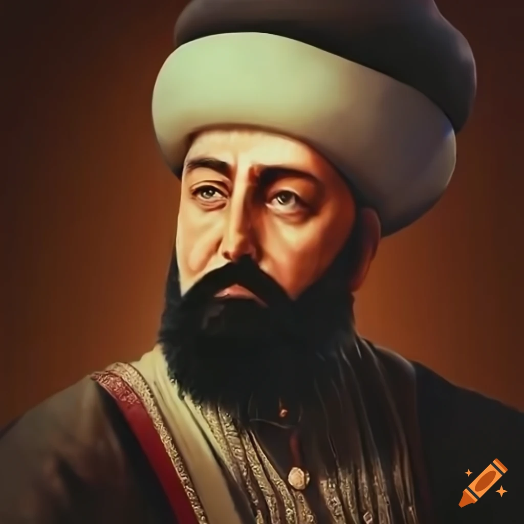 Portrait of an ottoman statesman in 4k hd resolution on Craiyon