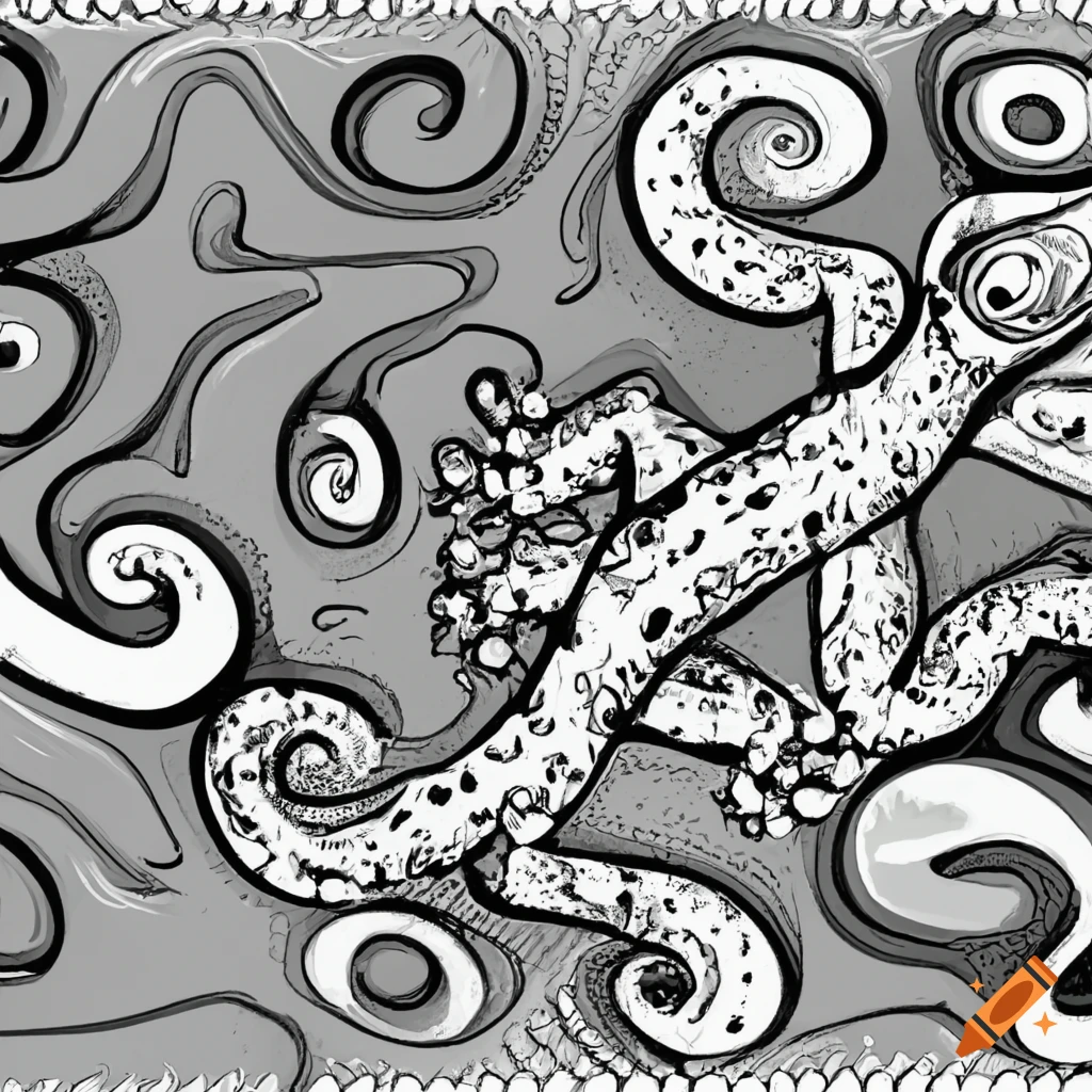 Invisible gecko on Craiyon