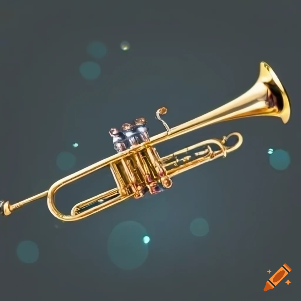 Custom trumpet instrument on Craiyon