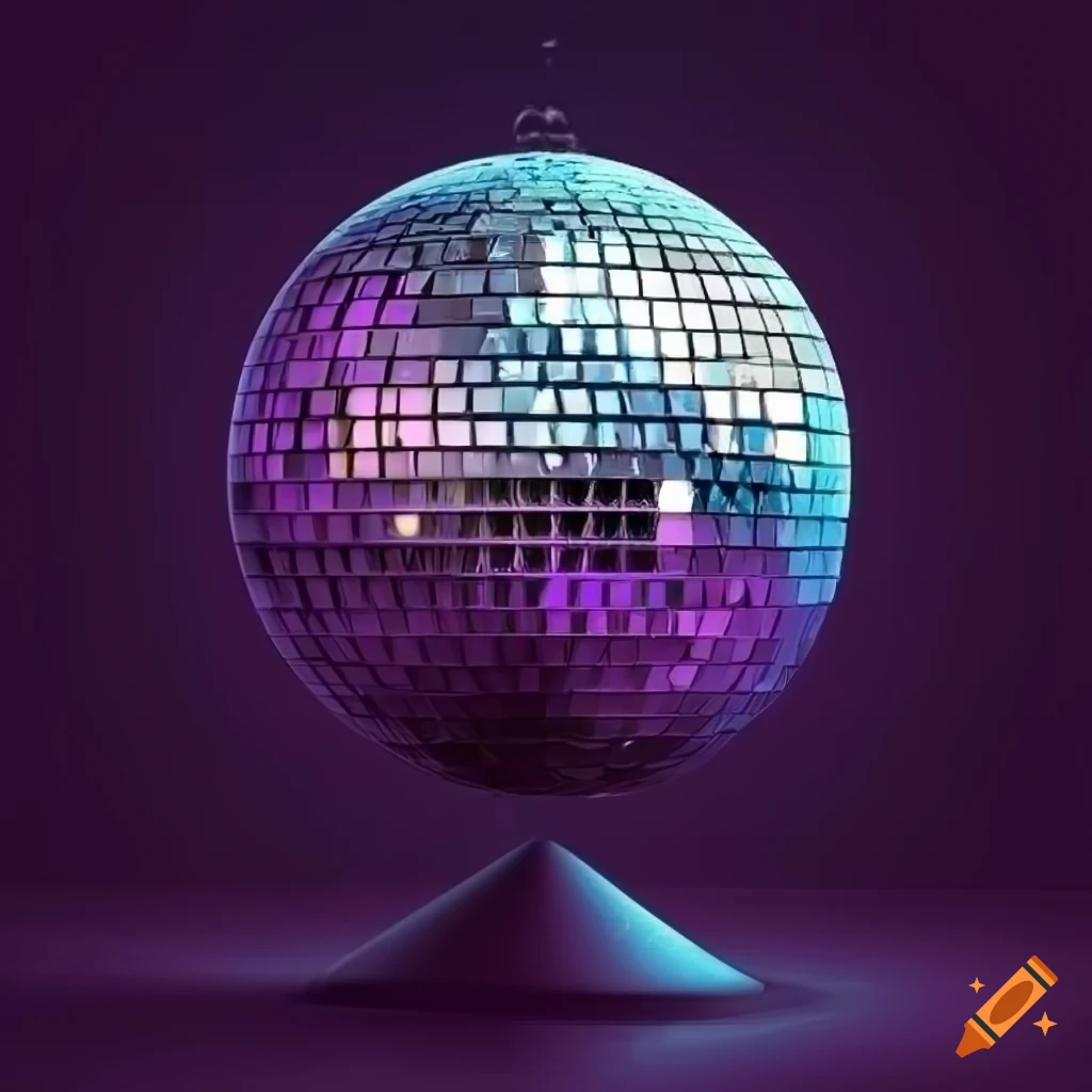 Clothing store logo with disco ball on Craiyon