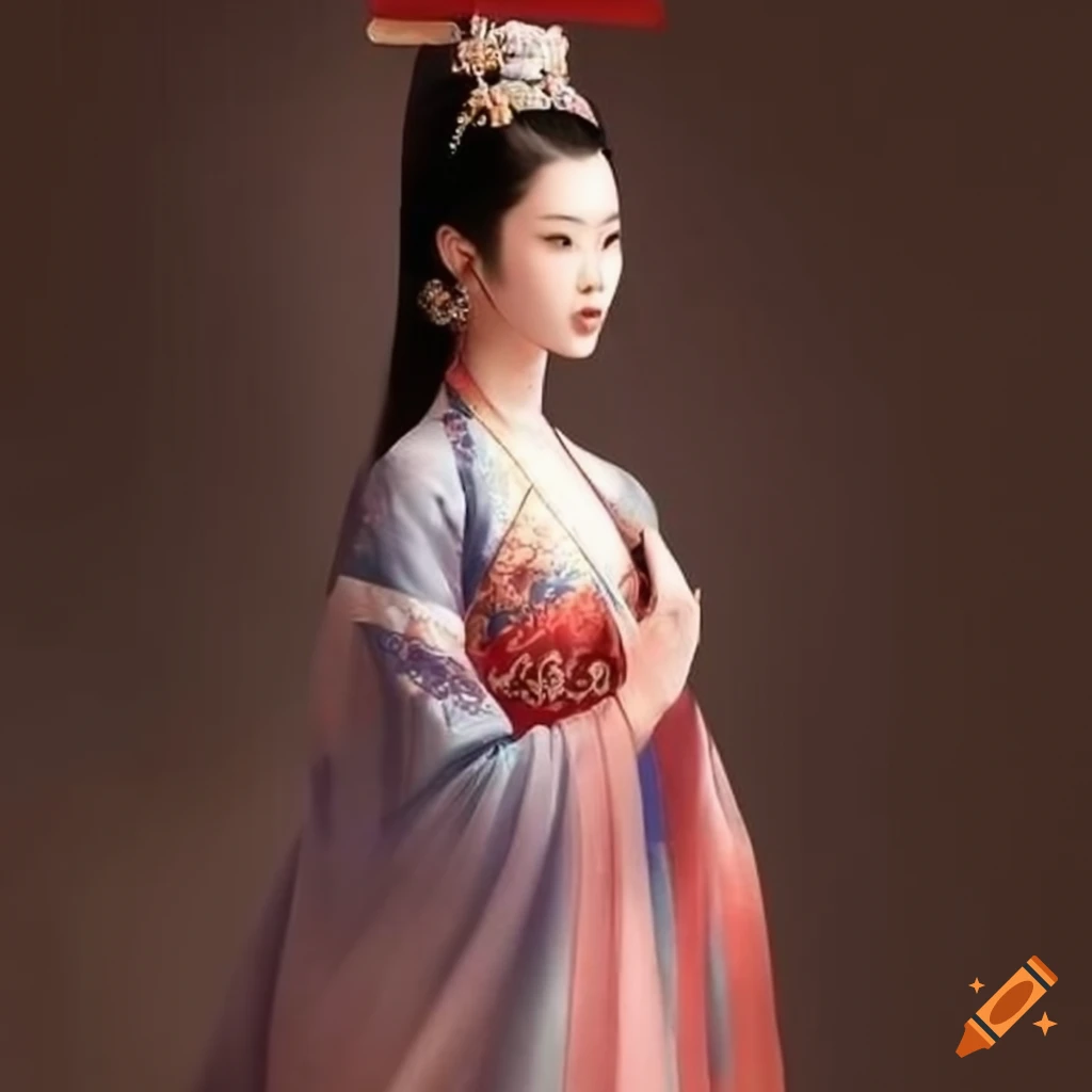 Graceful chinese noble princess in han dynasty attire on Craiyon