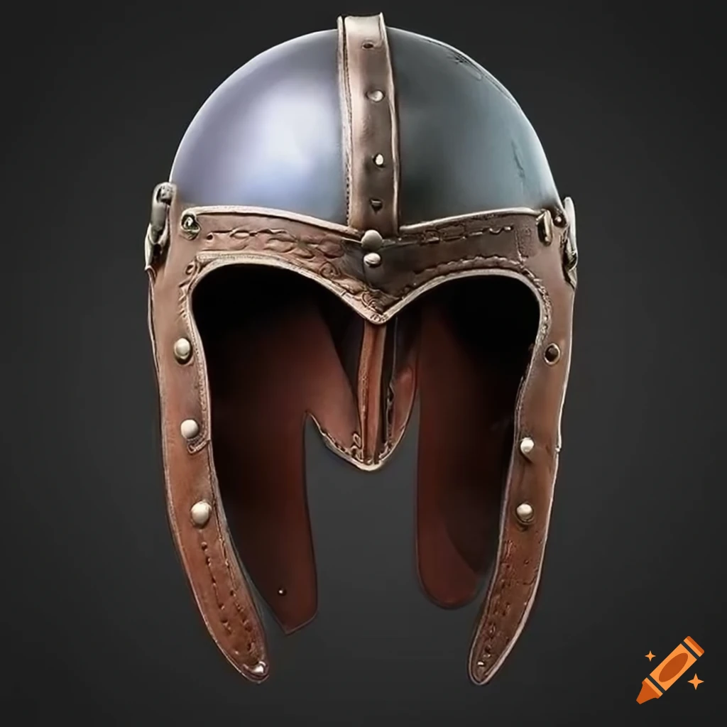 Leather helmet on Craiyon