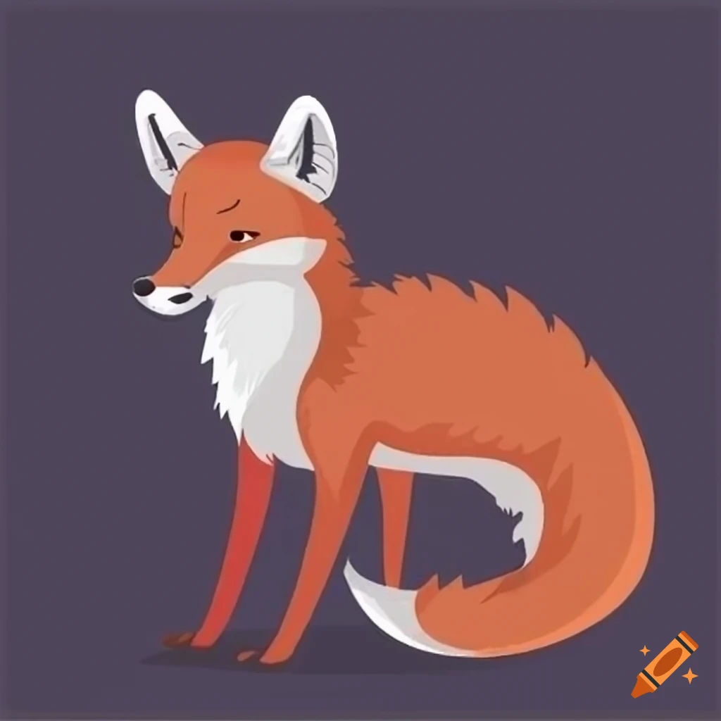 Red fox on Craiyon