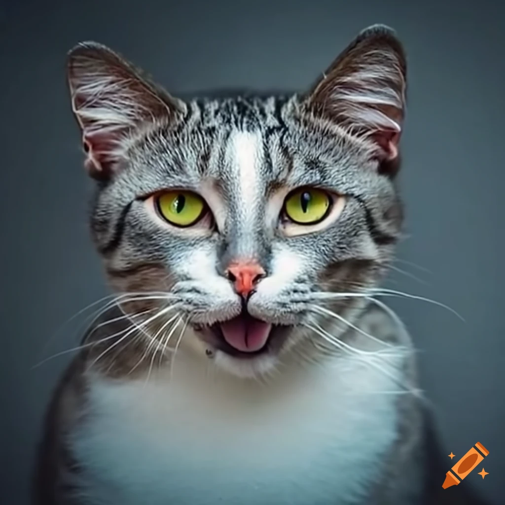 The most polite cat on Craiyon