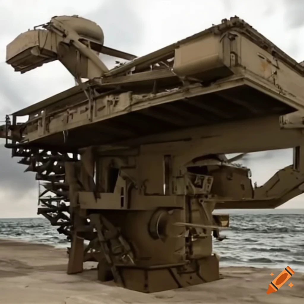 Collage of various heavy industrial vehicles and machinery on Craiyon