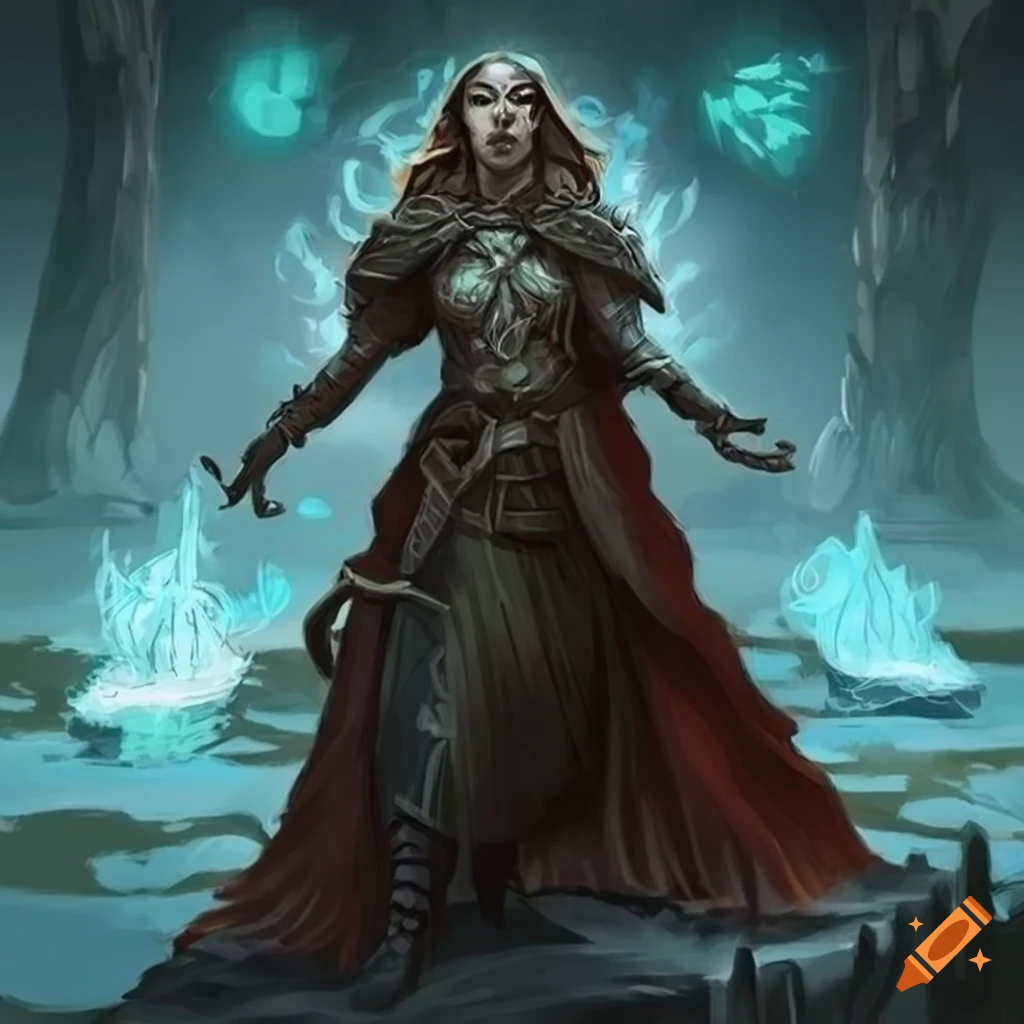 Dnd art magic on Craiyon