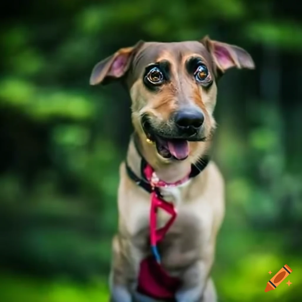 Dog-human hybrid on Craiyon