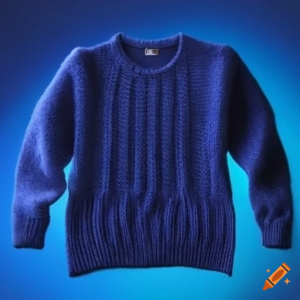 Blue sweater on Craiyon