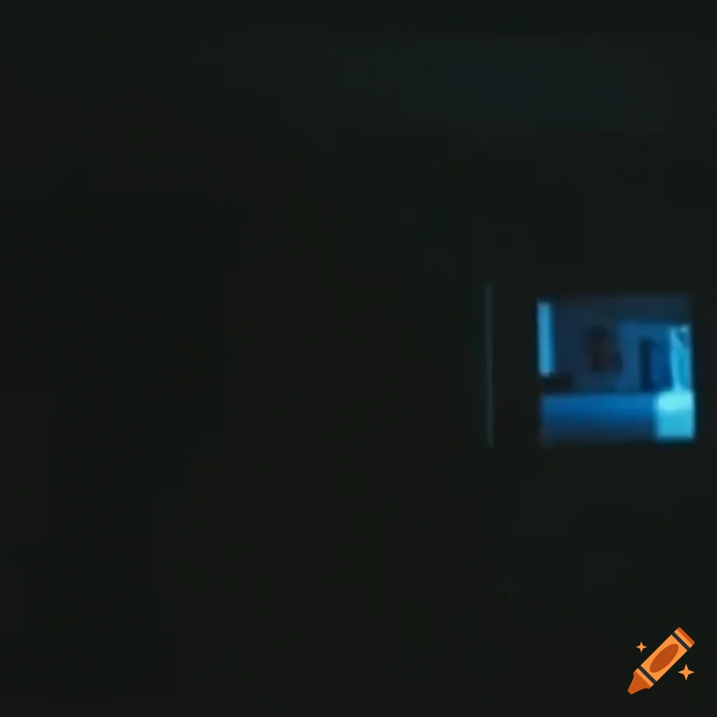 Mysterious figure in grainy camcorder footage with vhs distortion on ...