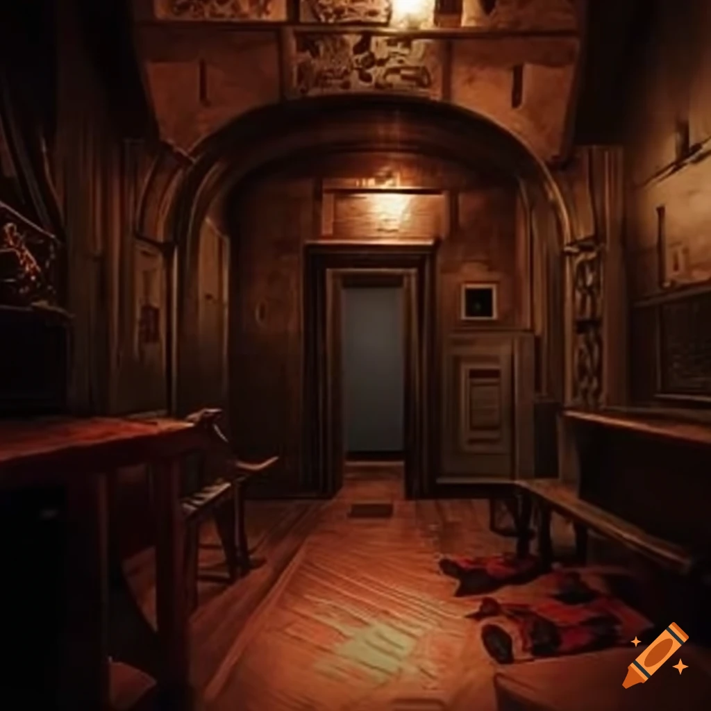 Escape room challenge on Craiyon