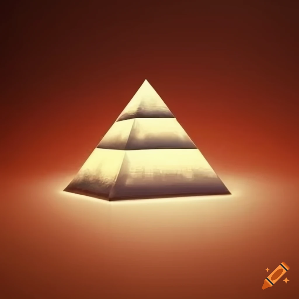 Pyramid representing a large software unification project on Craiyon