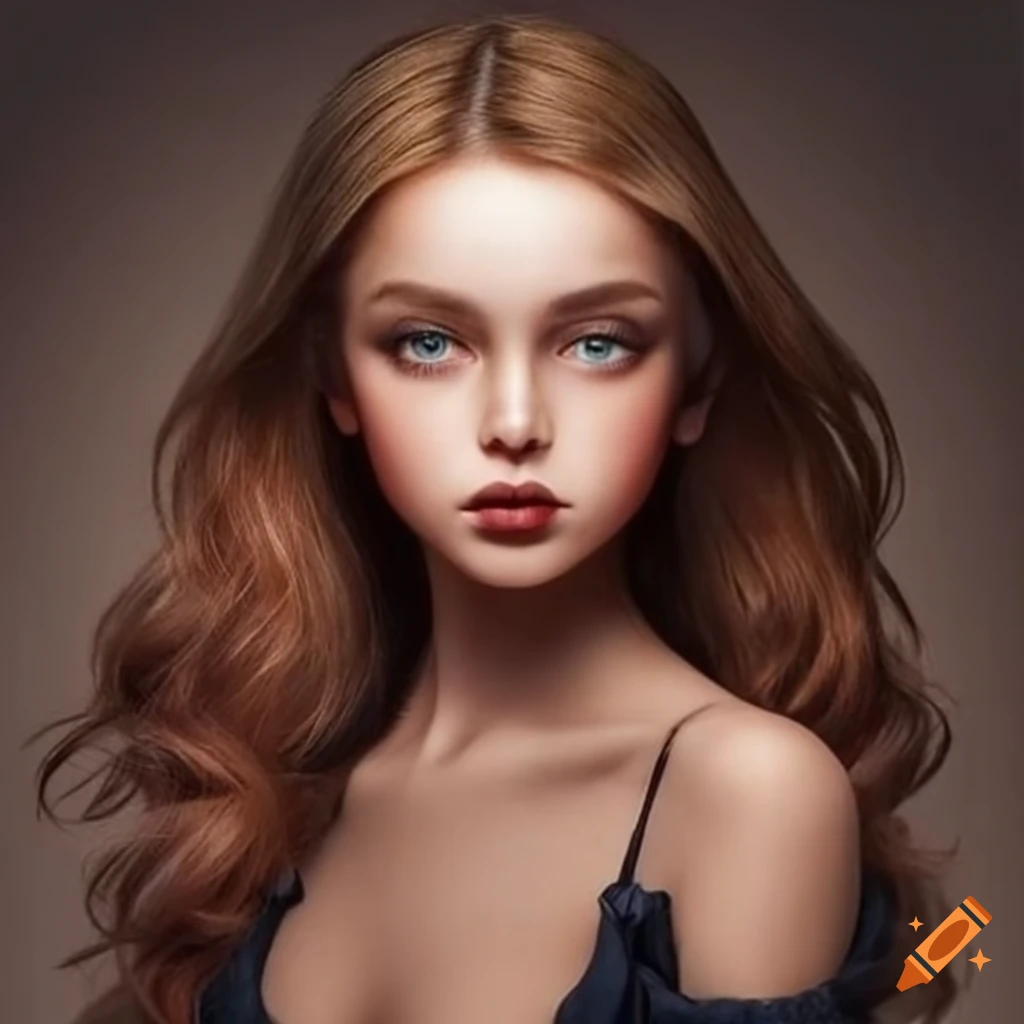 Model girl on Craiyon