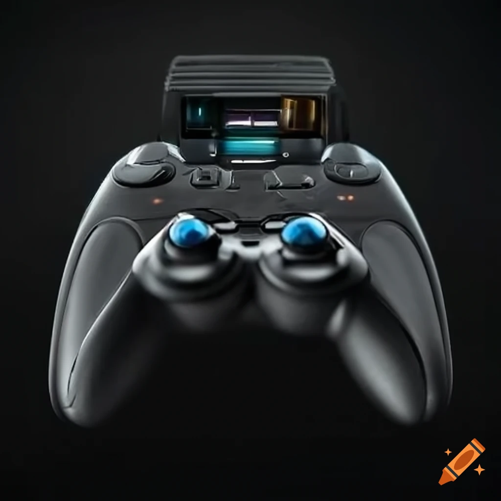 Futuristic joystick on Craiyon