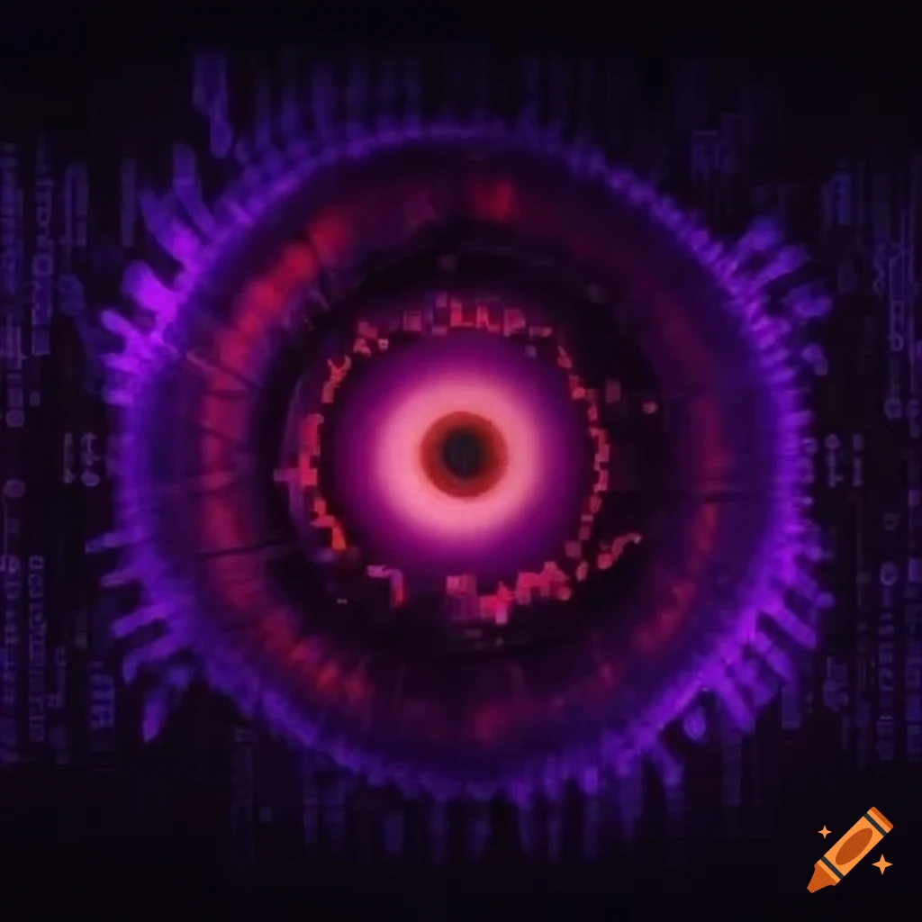 Eye binary code on Craiyon