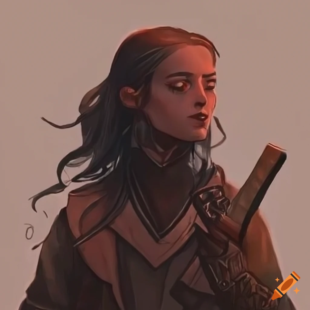 Lone adventurer character art with european inspiration on Craiyon