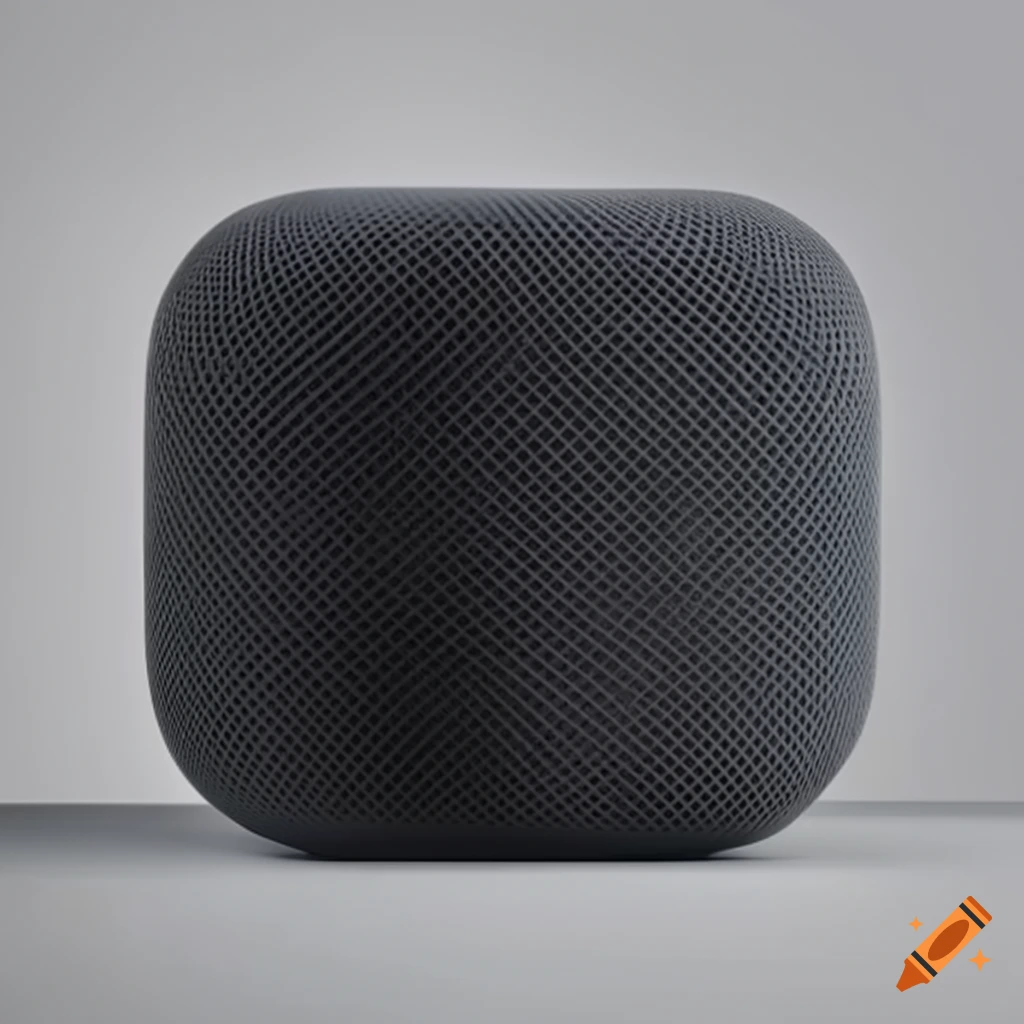 Sleek and modern apple homepod speaker on Craiyon