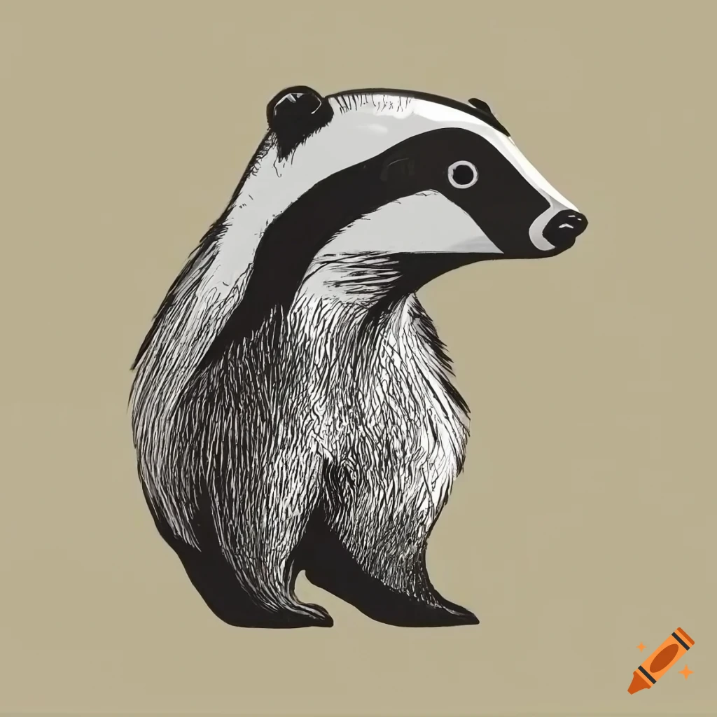Badger on Craiyon