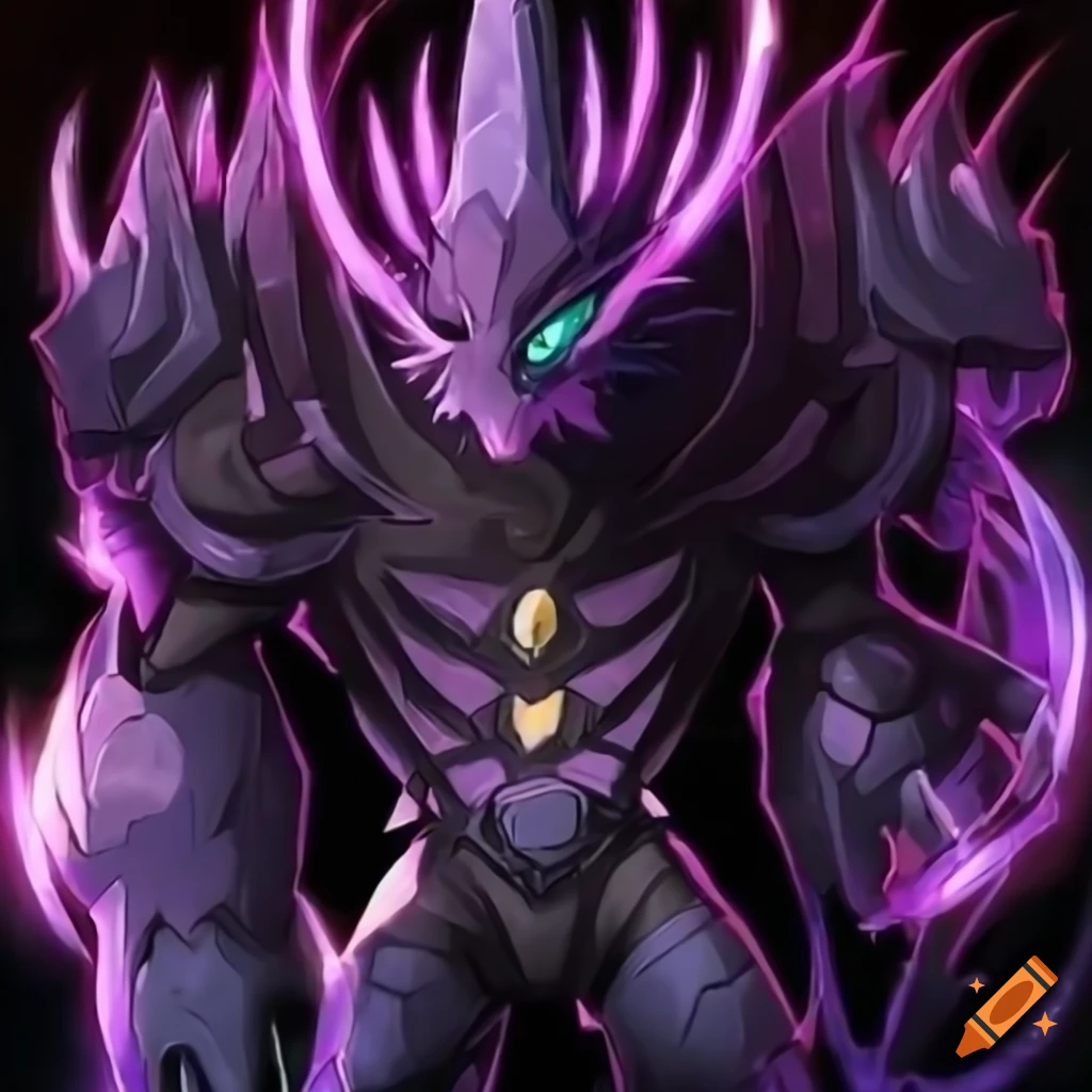Digimon monsters portrait in armored battle style on Craiyon