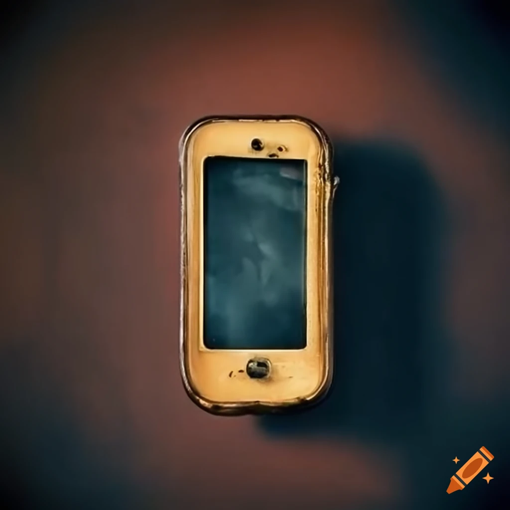Historic daguerreotype of an antique iphone model on Craiyon