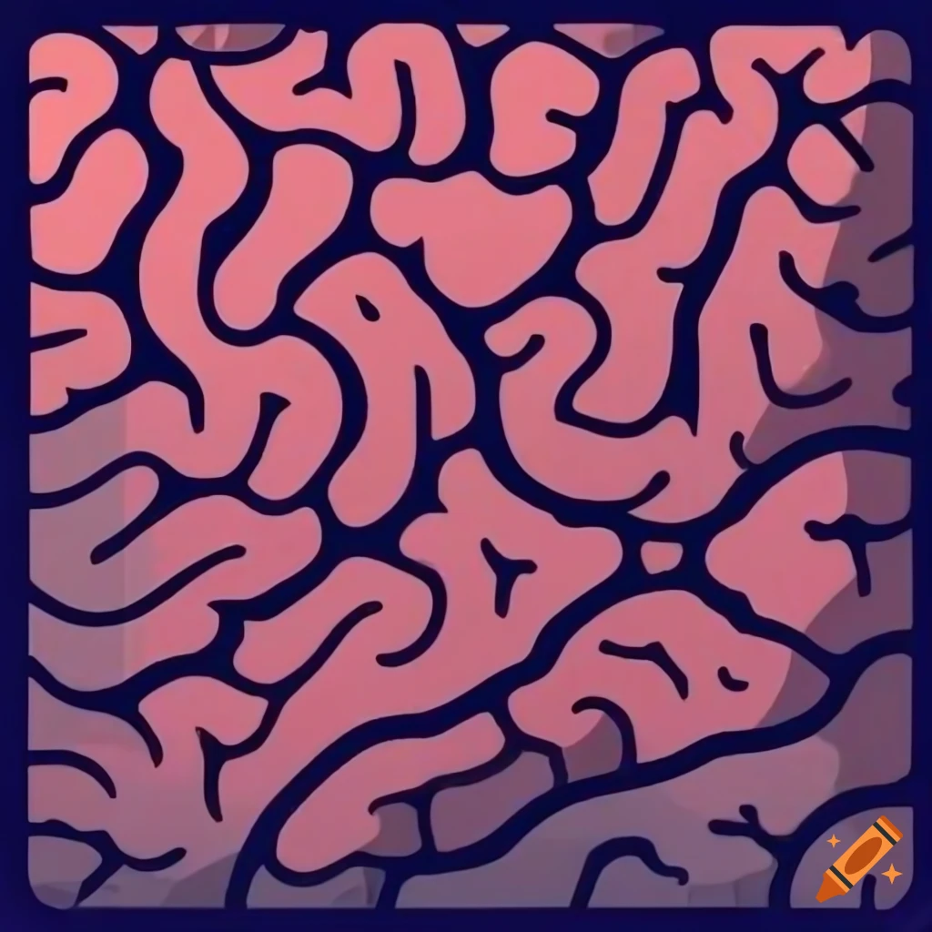 Human brain texture on Craiyon