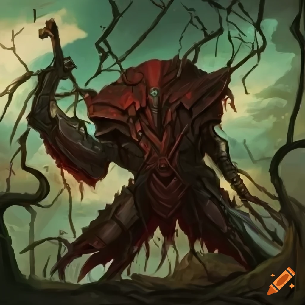 Jund sentinel character from magic the gathering on Craiyon