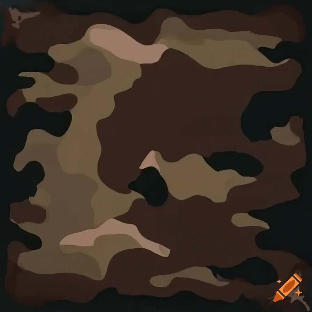 Detailed and realistic 3d camouflage pattern inspired by australian ...