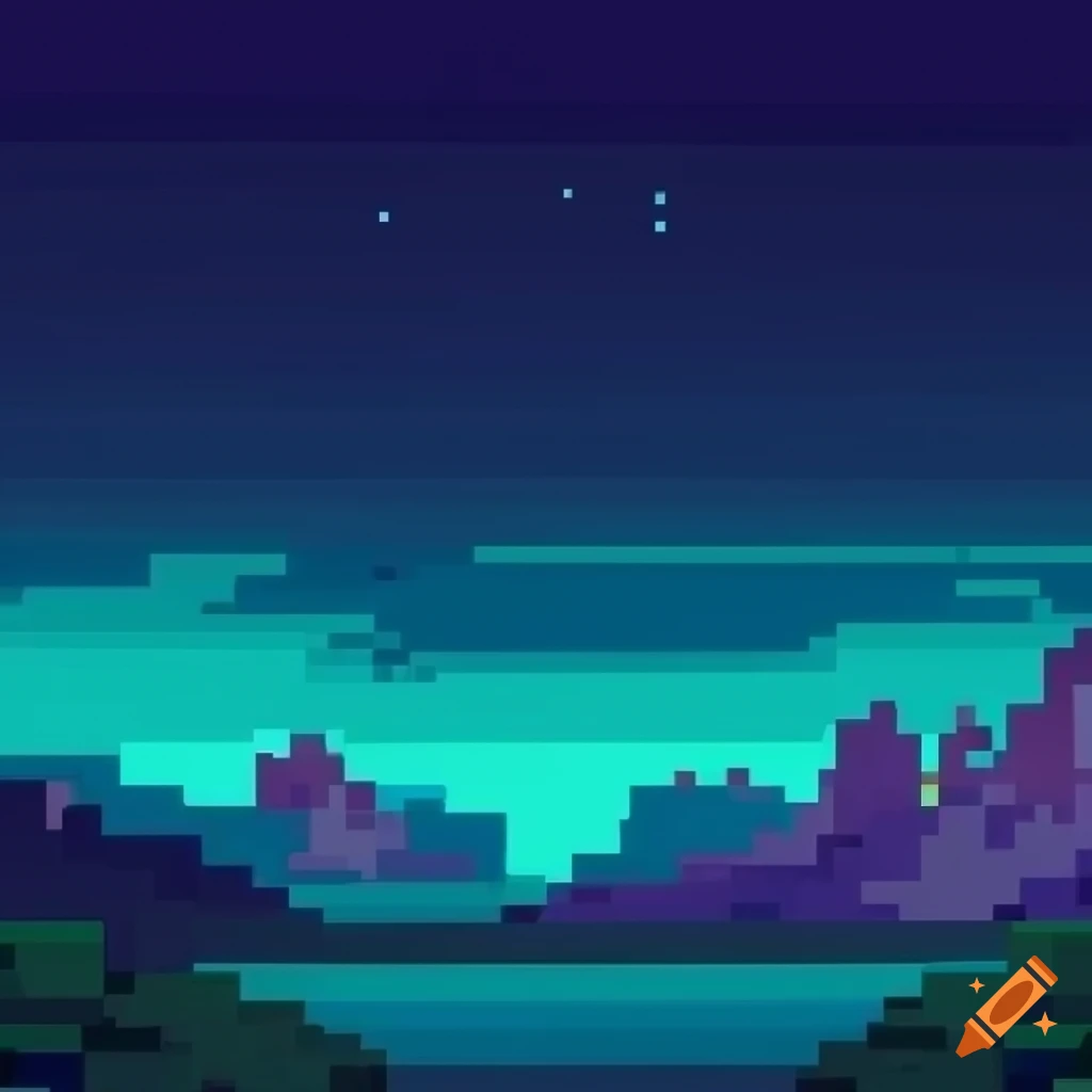Pixel art background on Craiyon