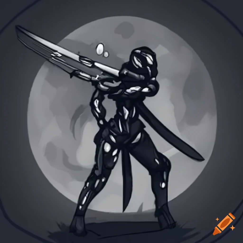 Futuristic sword combat scene on Craiyon