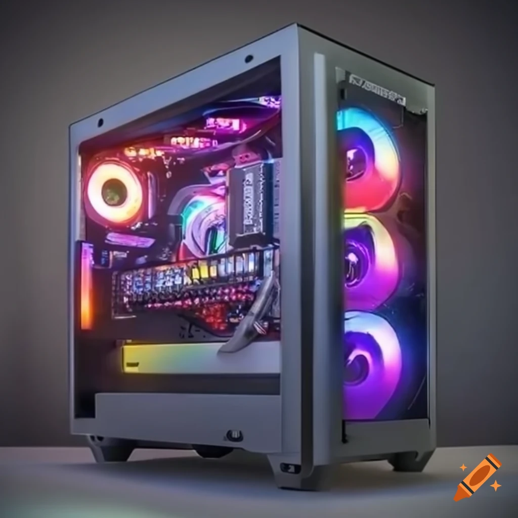 Gaming pc on Craiyon