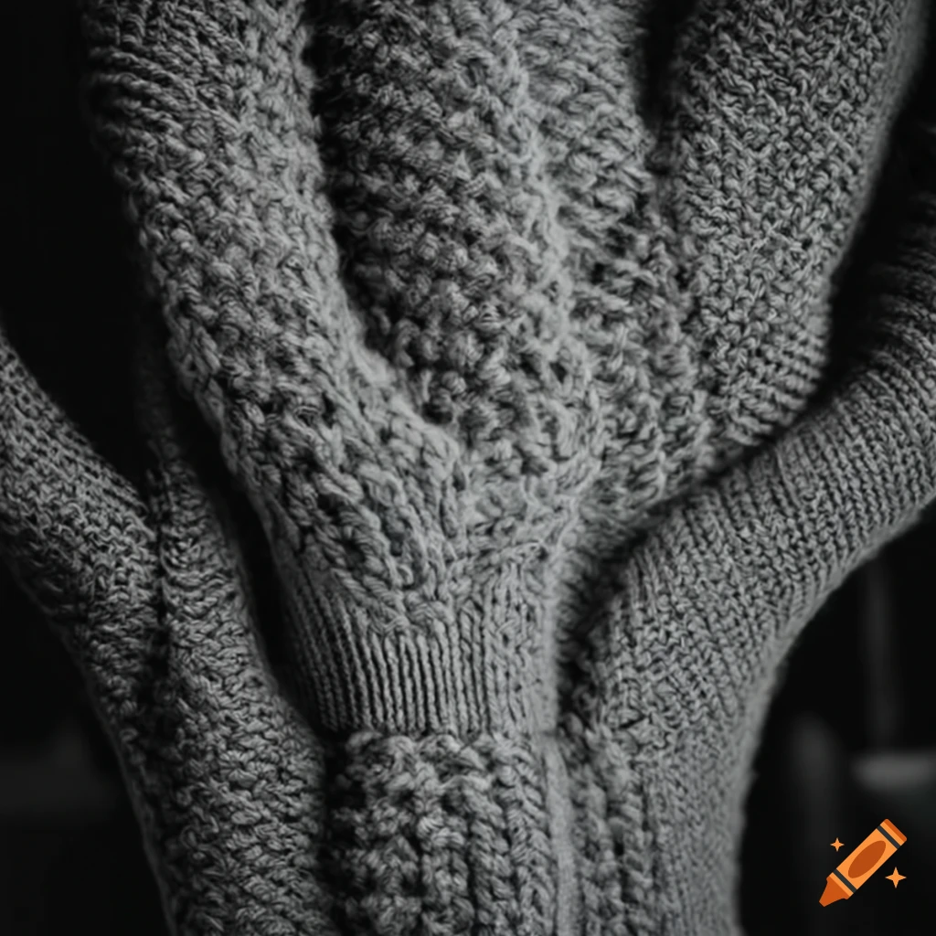 Sweater design resembling tree hollows on Craiyon