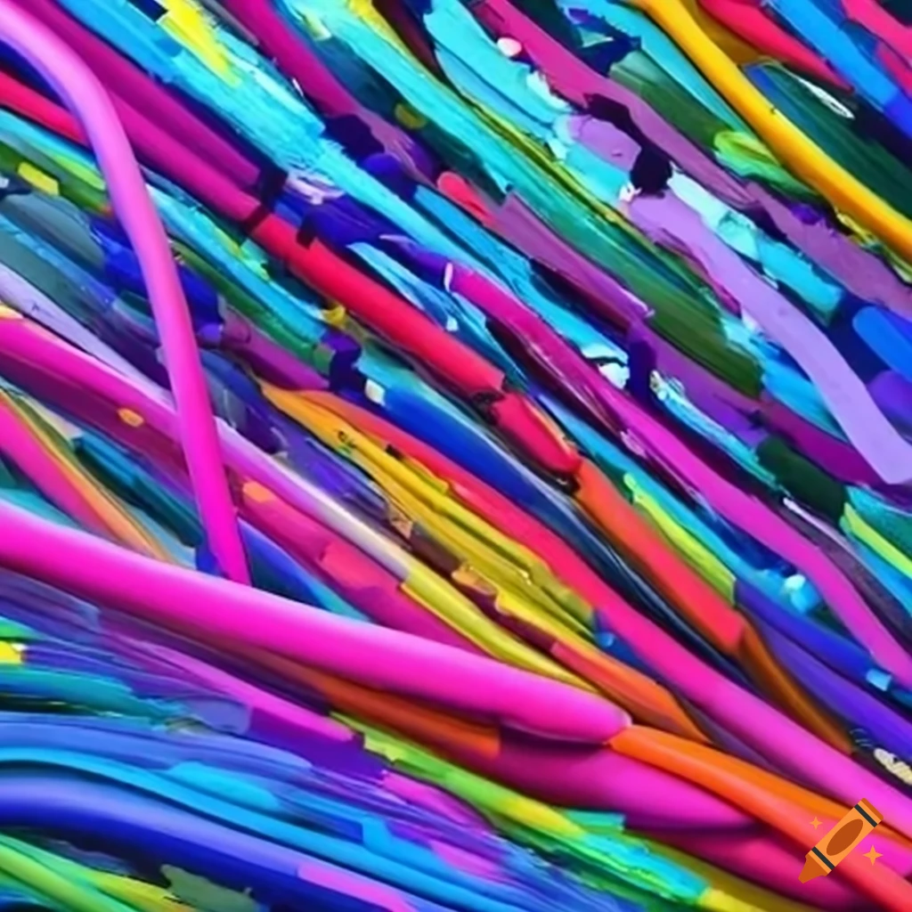 Computers and network cables on Craiyon