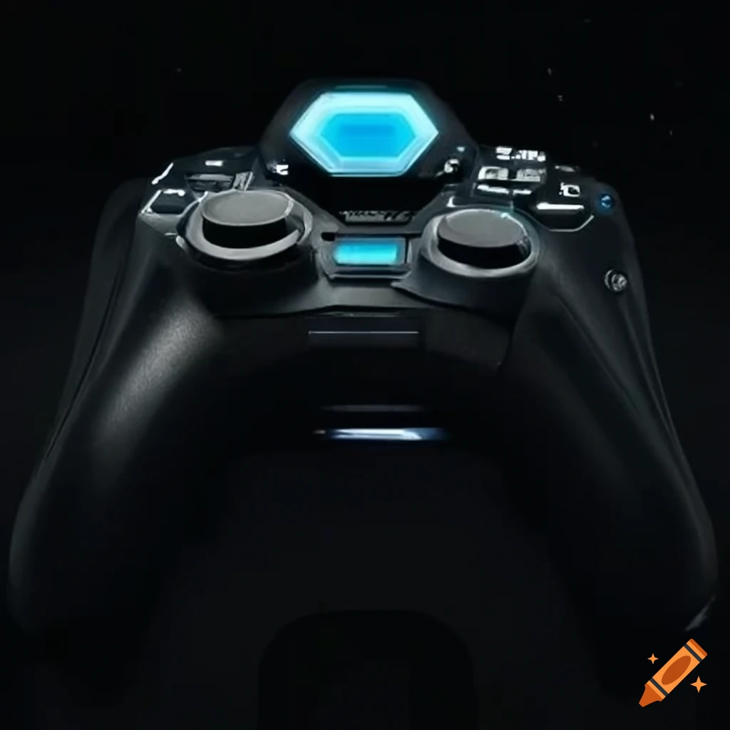 Futuristic joystick on Craiyon