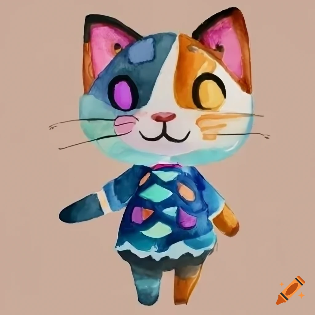 Animal crossing cat oc on Craiyon