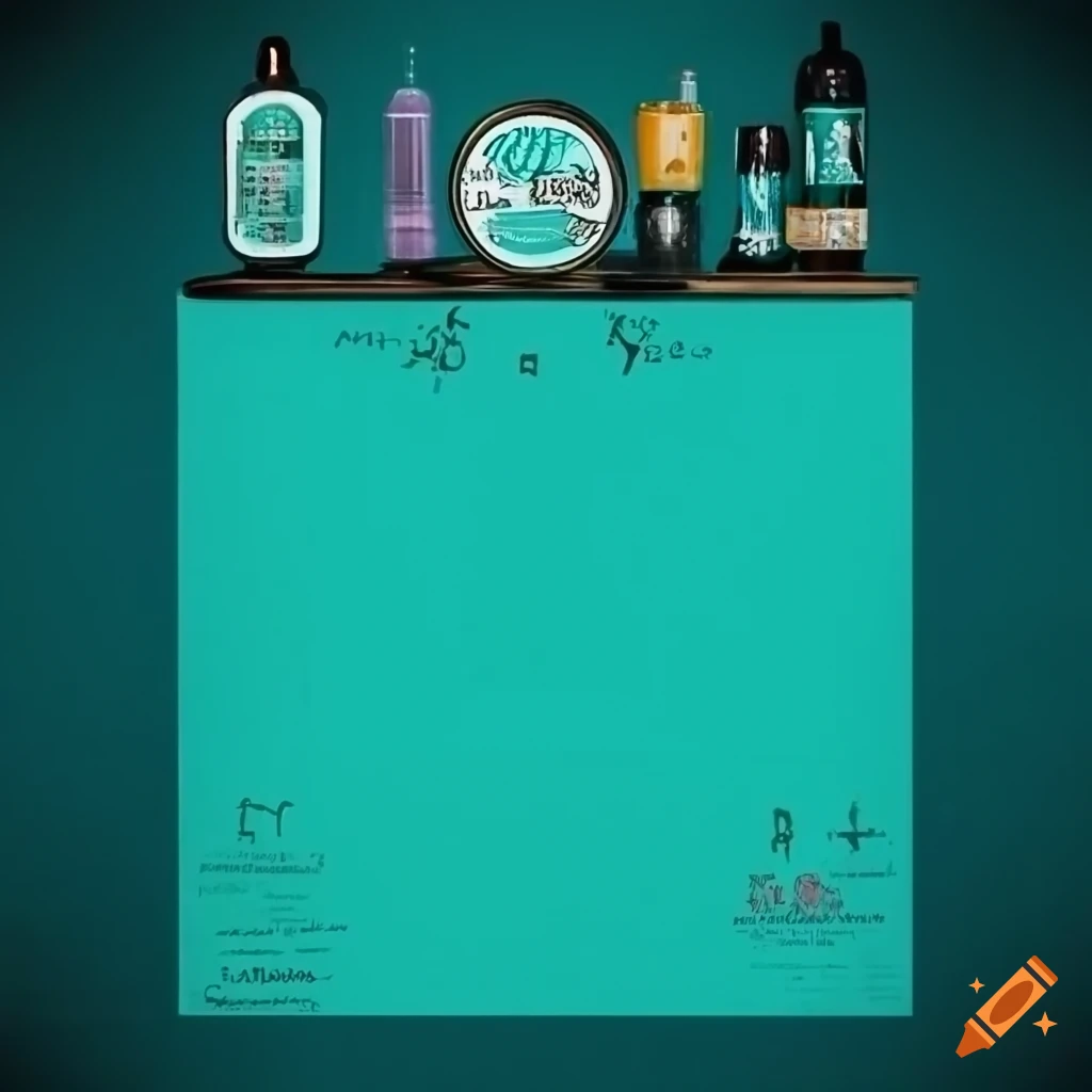 Vibrant teal pub quiz night promotional poster on Craiyon