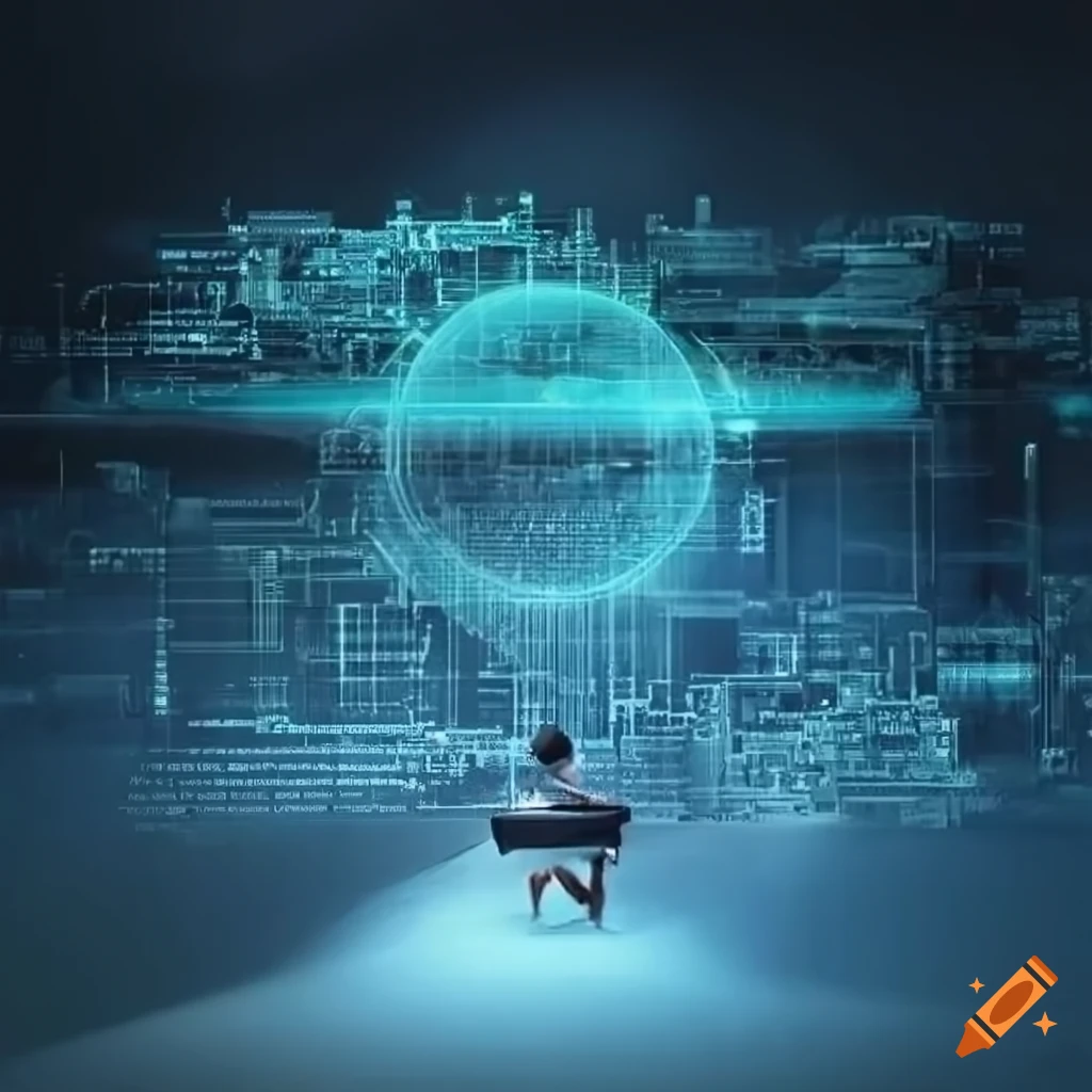 Data analyst cover page on Craiyon