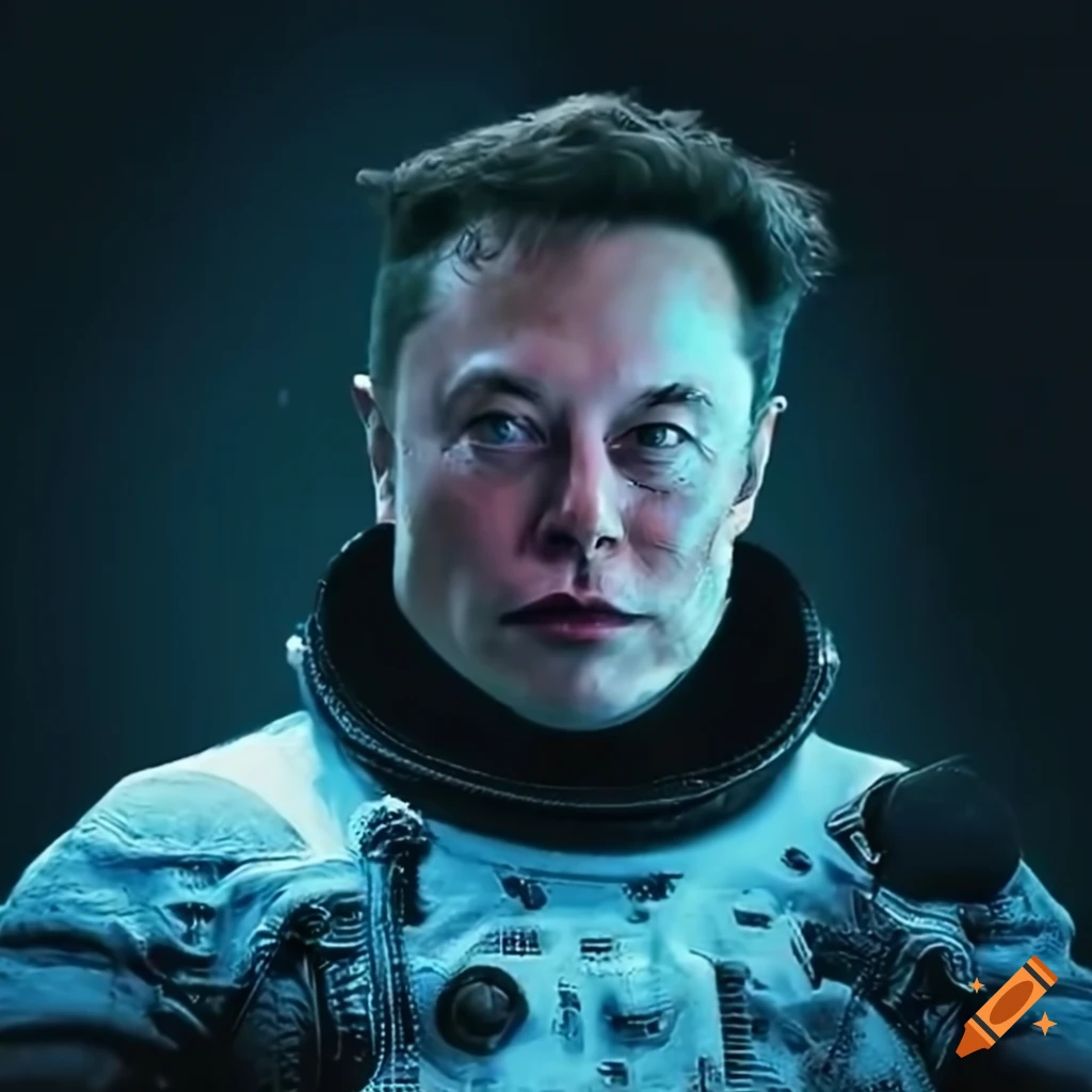 Elon musk on mars on Craiyon