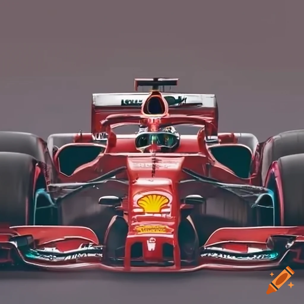 Ferrari f1 hamilton car on Craiyon