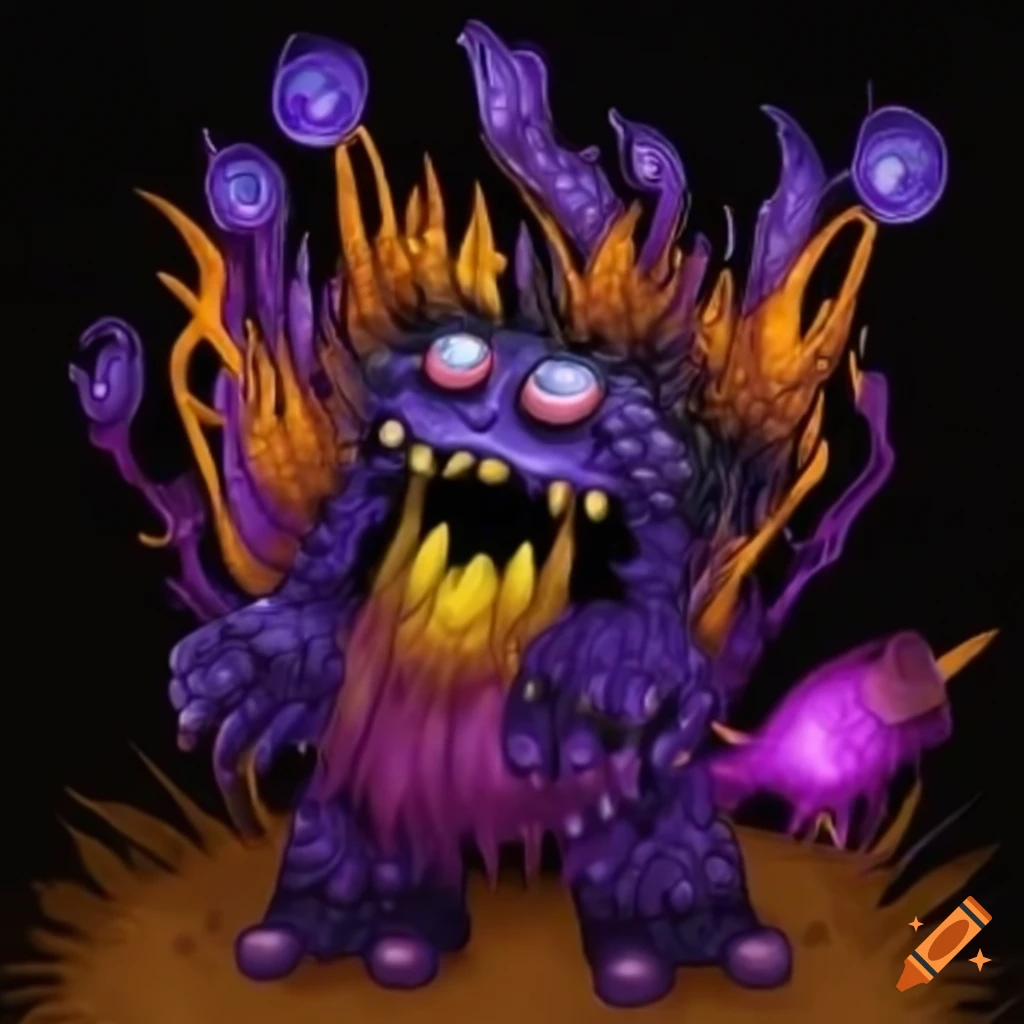 Colorful monster with spikes and three arms in my singing monsters ...