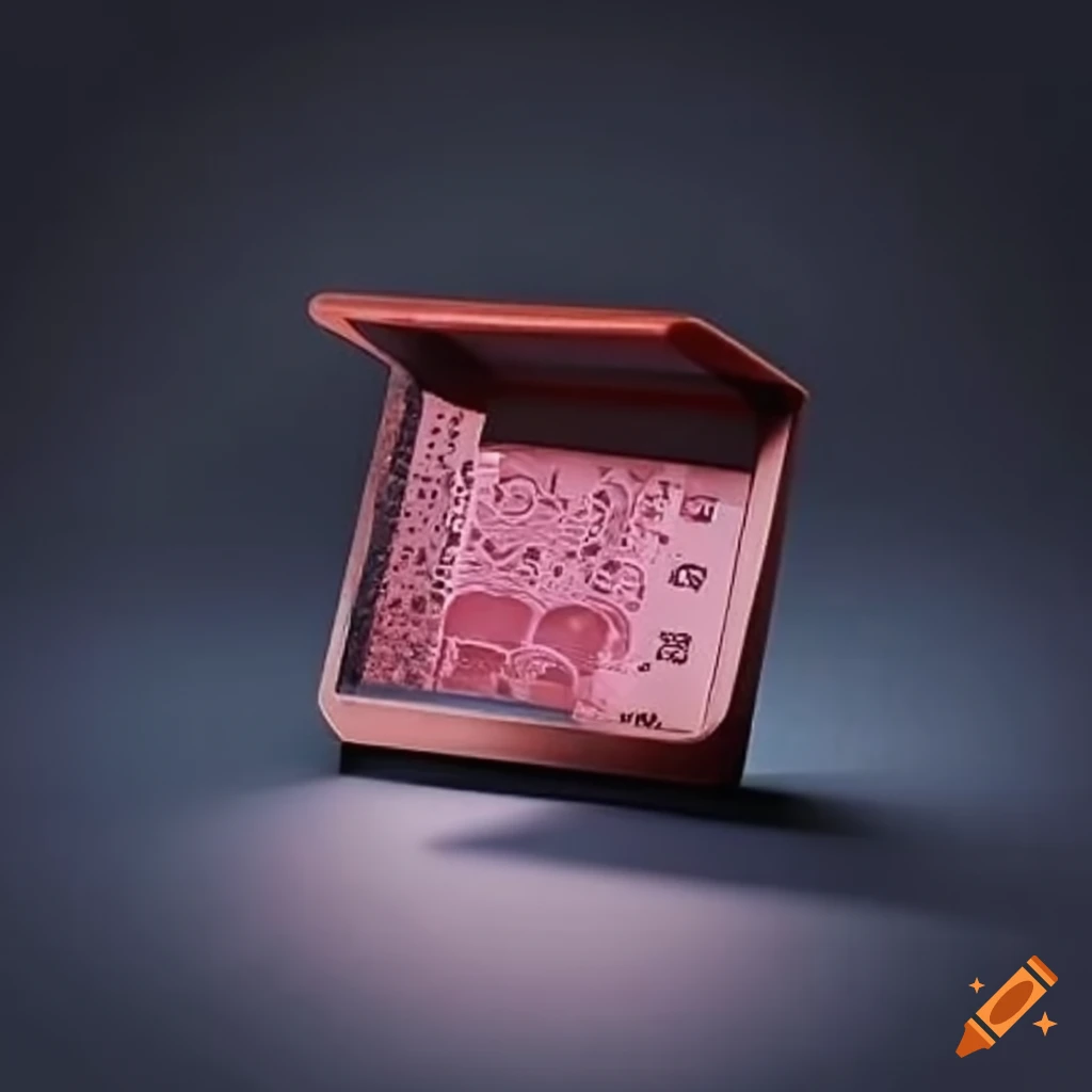 Hollow rectangular box, 12 cm long, 5 cm wide, and 3.50 cm high, with a ...