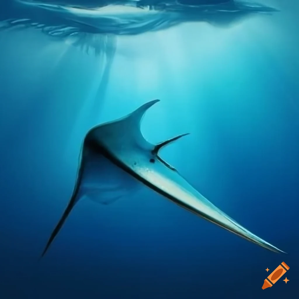 Illustration of rays on Craiyon