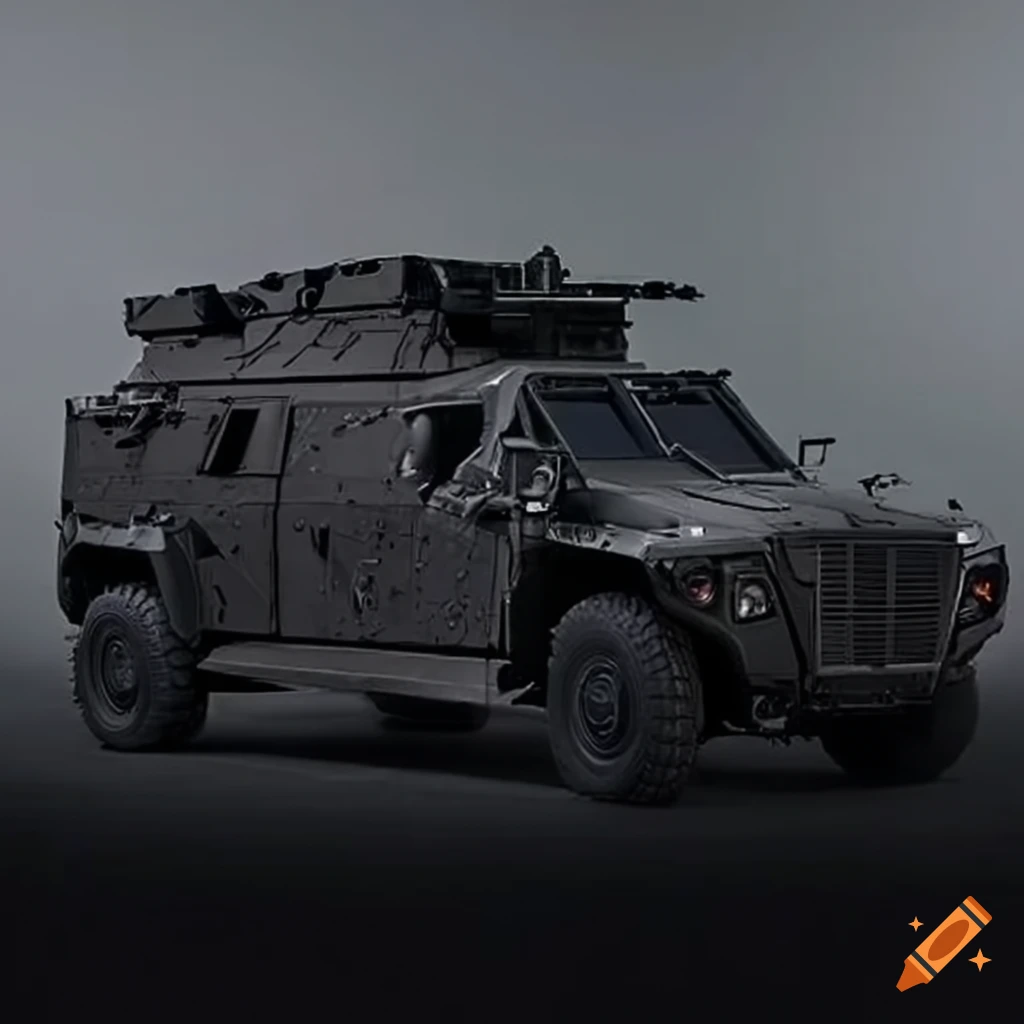 Armored car on Craiyon