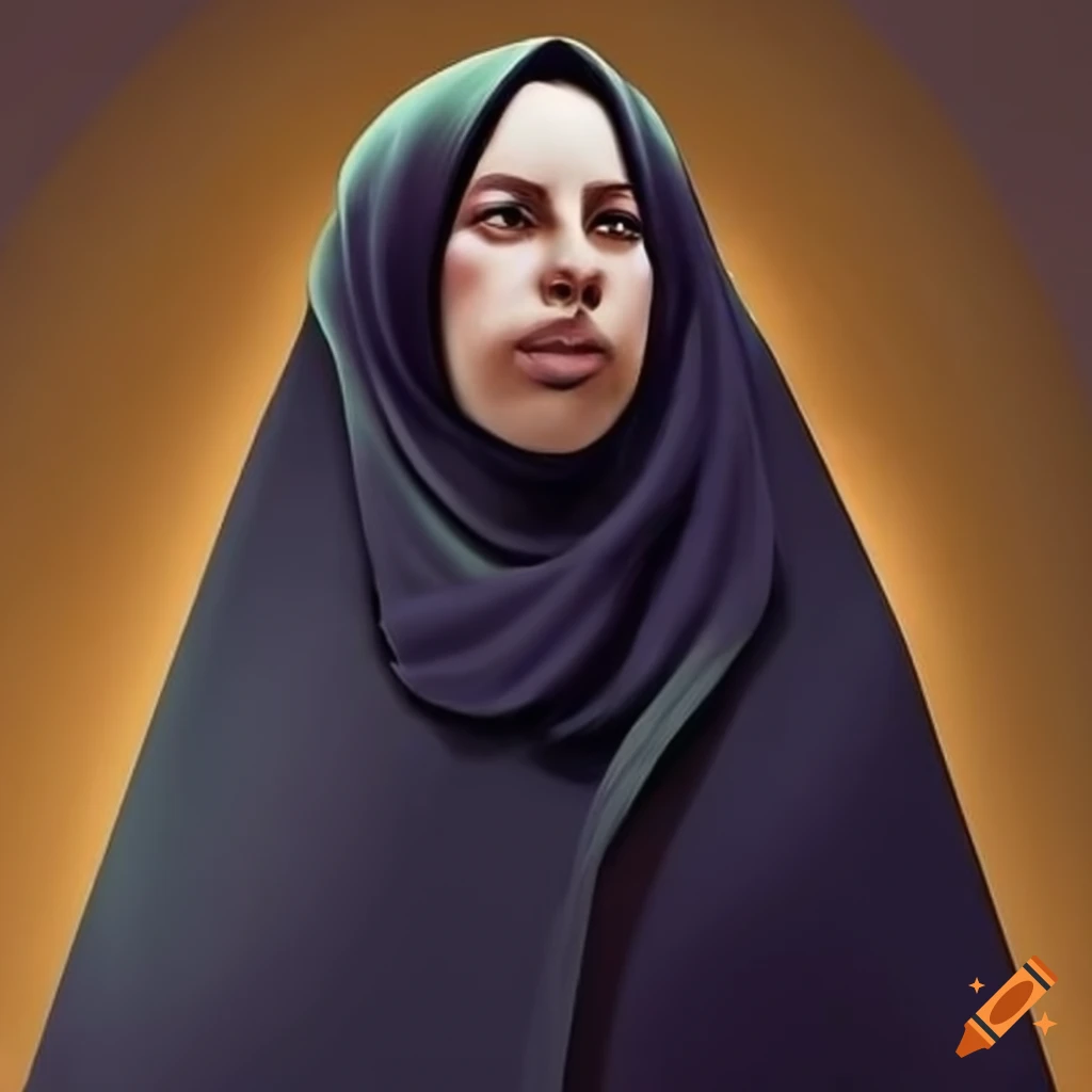 Woman wearing traditional attire on Craiyon